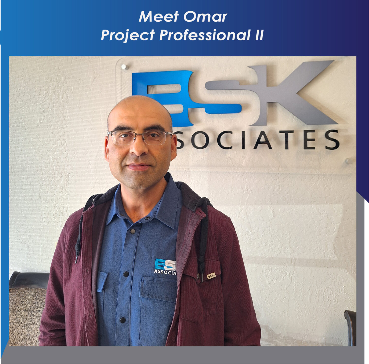 Meet the BSK Staff: Omar Khan, Project Professional II - BSK Associates